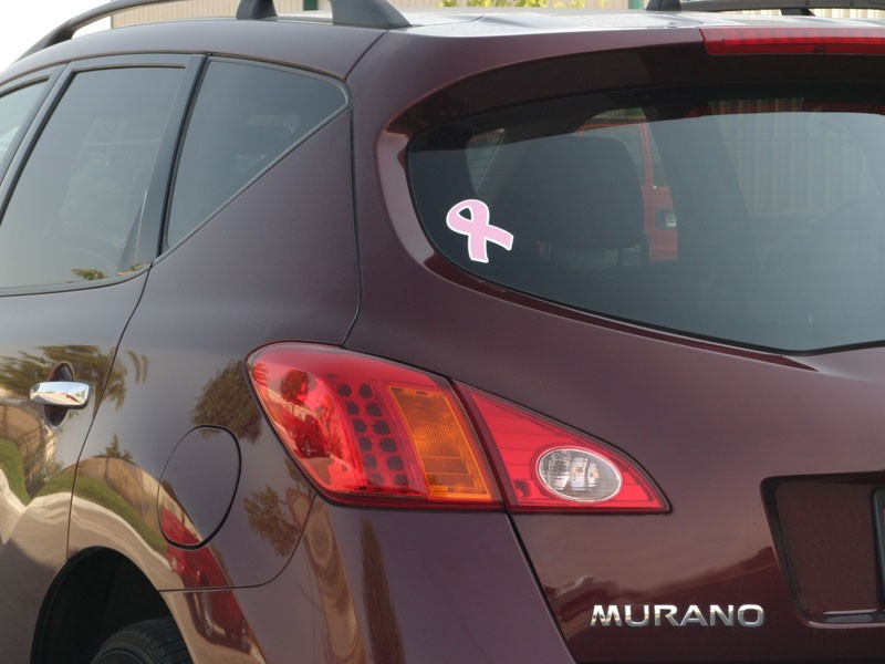 Pink Ribbon Car Stickers