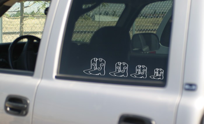 Cowboy Boot Stickers